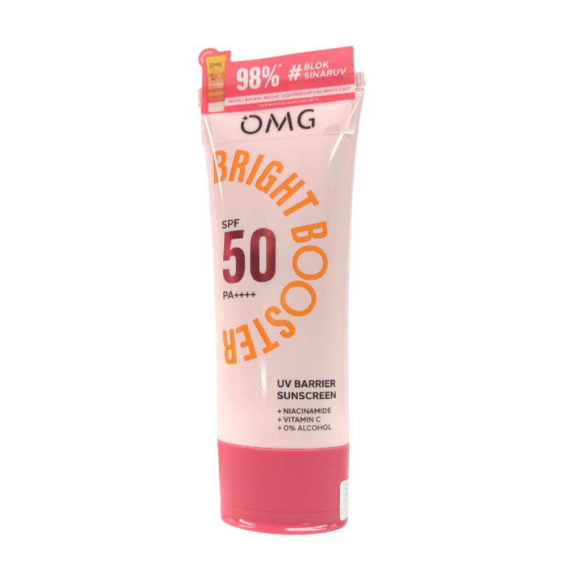 Jual OMG OH MY GLOW UV Barrier Sunscreen SPF50 PA++++ / Kemasan Baru ...