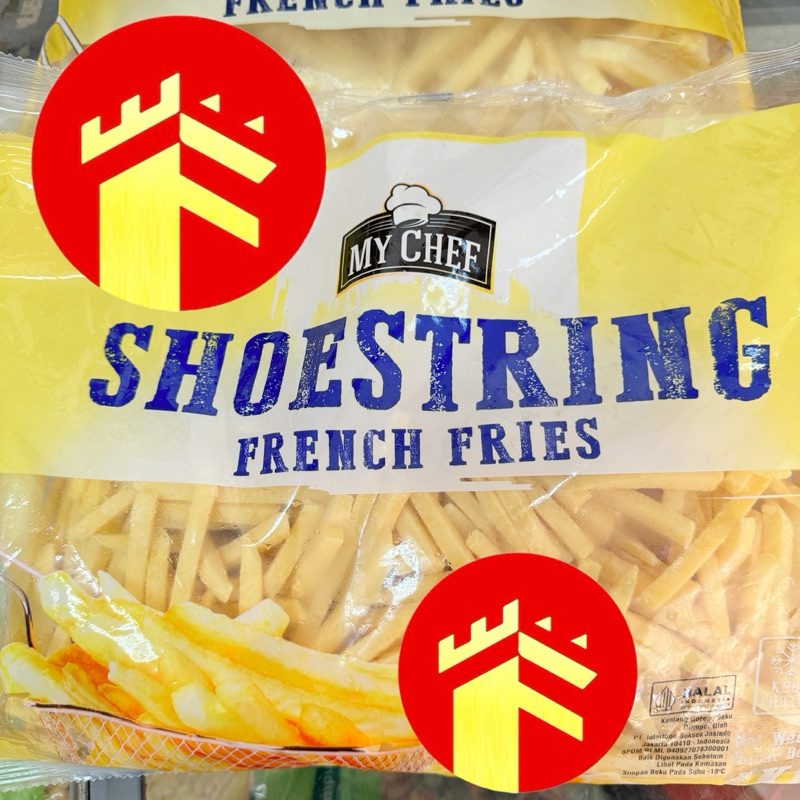Jual MY CHEF KENTANG SHOESTRING 1 KG MY CHEF FRENCH FRIES 1 KG STRAIGHT CUT 1 KG CRINKLE CUT 1 ...