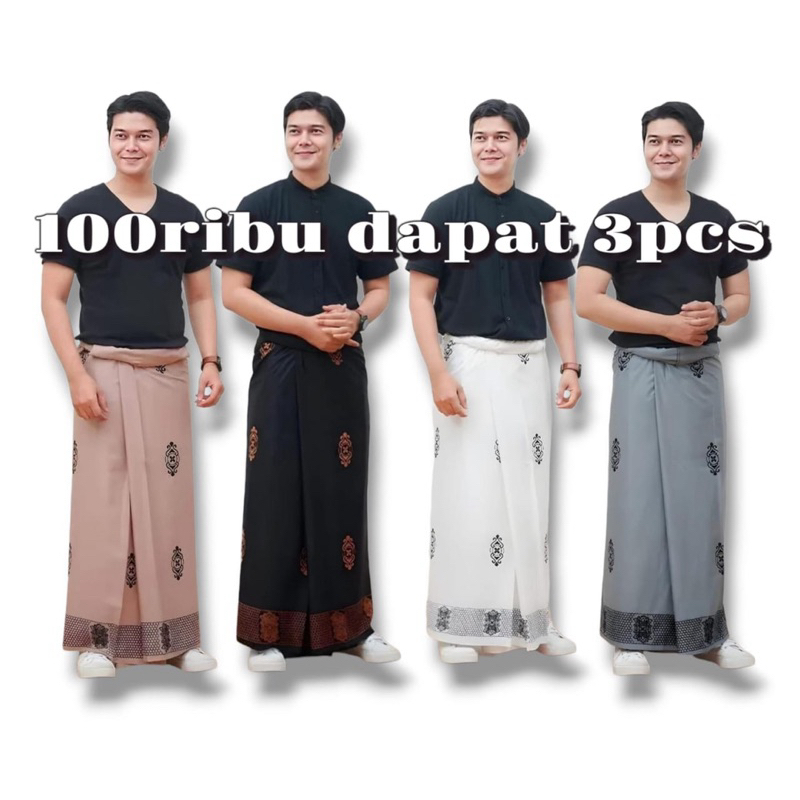 Jual 100ribu Dapat 3pcs Sarung Batik Sarwon Sarang Tawon Dewasa Kain ...