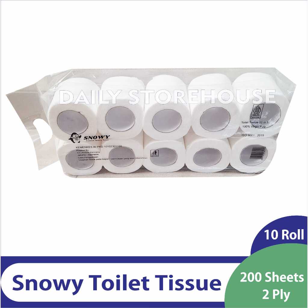 Jual Tissue Snowy Toilet Core Embossed Isi 10 Roll | Shopee Indonesia