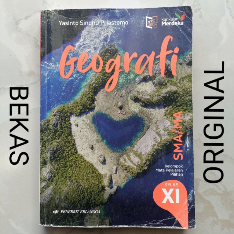 Jual BUKU GEOGRAFI KELAS 11 XI 2 II SMA MA PENERBIT ERLANGGA KURIKULUM MERDEKA KELOMPOK MATA ...