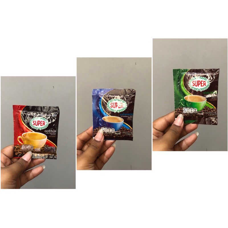 Jual MINUMAN SACHET READY STOCK COFFEE SUPER 3 IN 1 THAILAND | Shopee ...