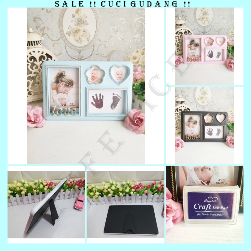 Jual Baby Photo Frame With Stamp / Bingkai Meja Foto Pigura Bayi New ...