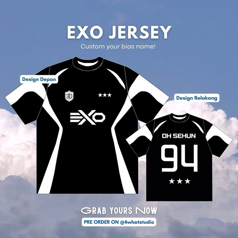 Jual Jersey EXO | Kaos EXO Fanmade | Shopee Indonesia