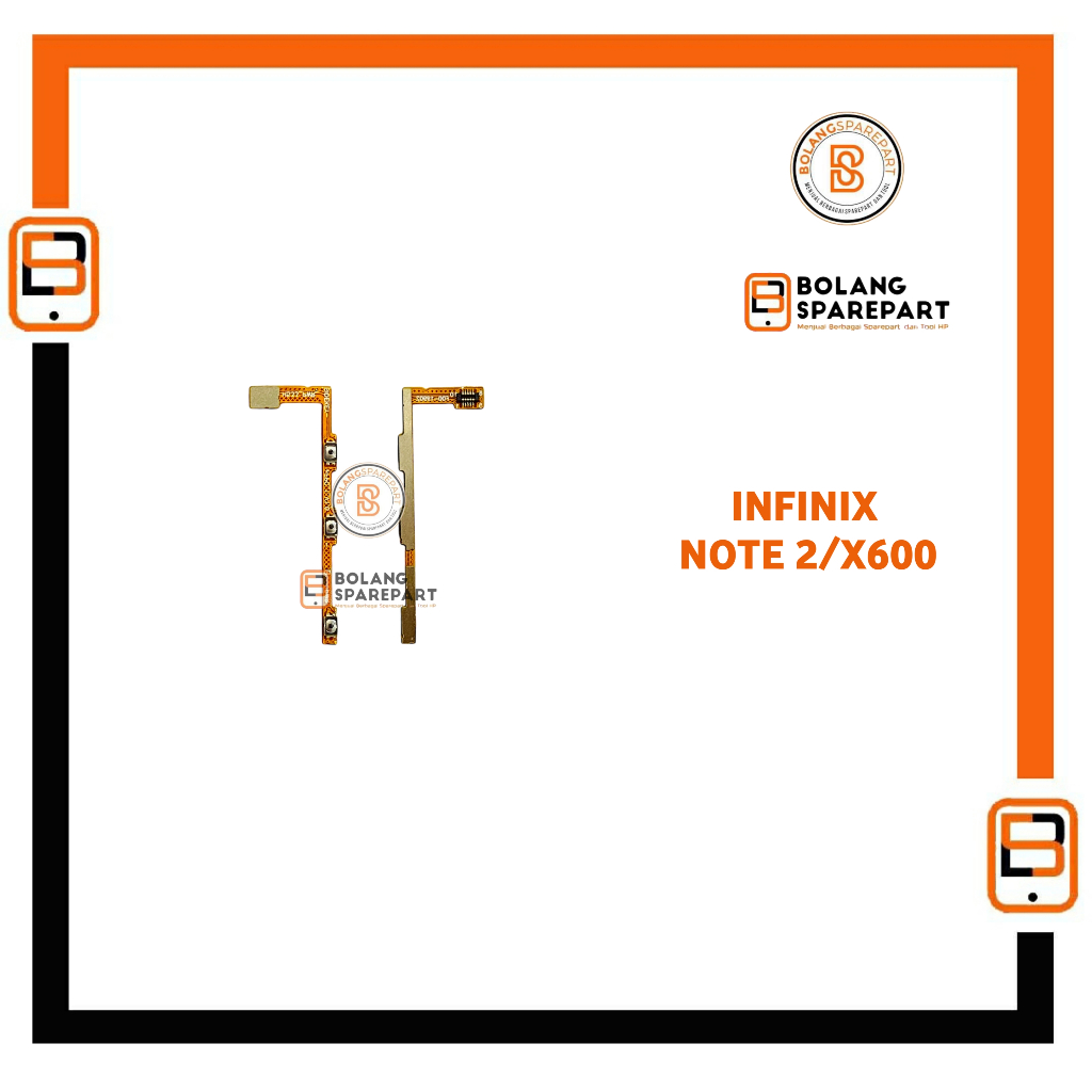 Jual FLEXIBLE FLEXIBEL ON OFF + VOLUME INFINIX NOTE 2 / X600 | Shopee ...