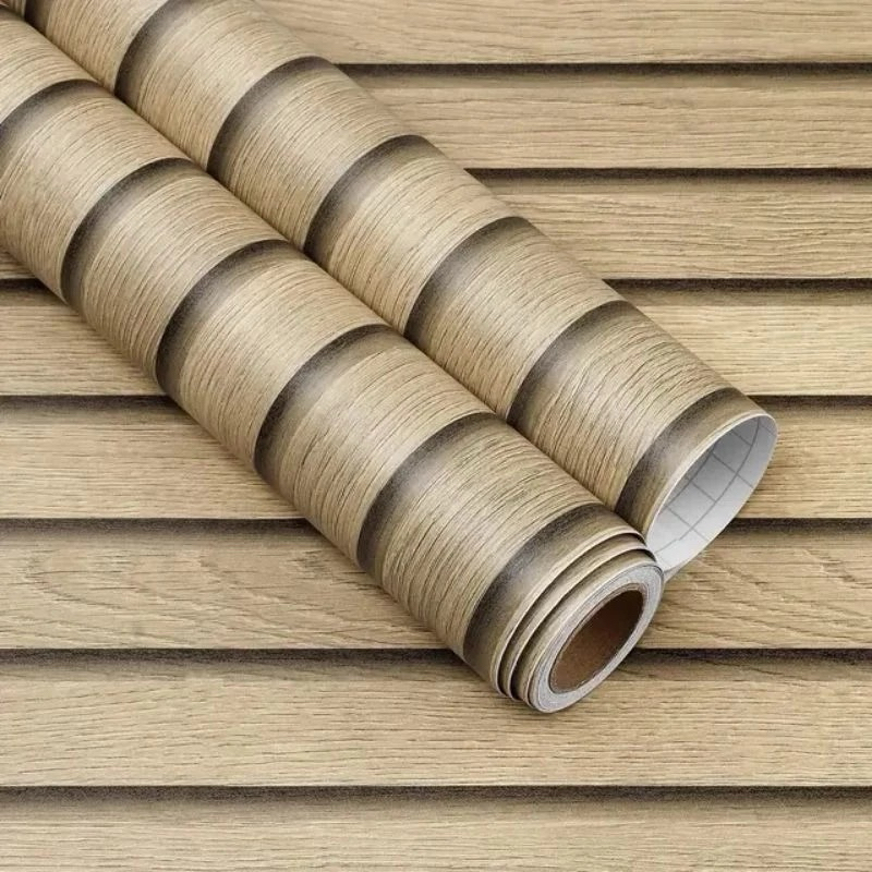 Jual wallpaper dinding panel cream muda ukuran 8m s/d 9m x 45cm ...