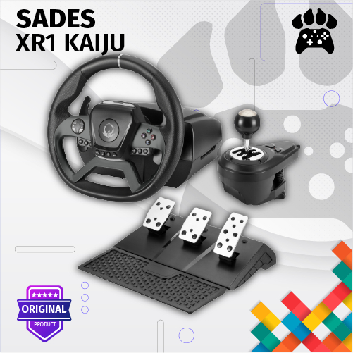 Jual Sades Ryunix Kaiju Force Feedback Racing Wheel XR1 Setir Stir ...