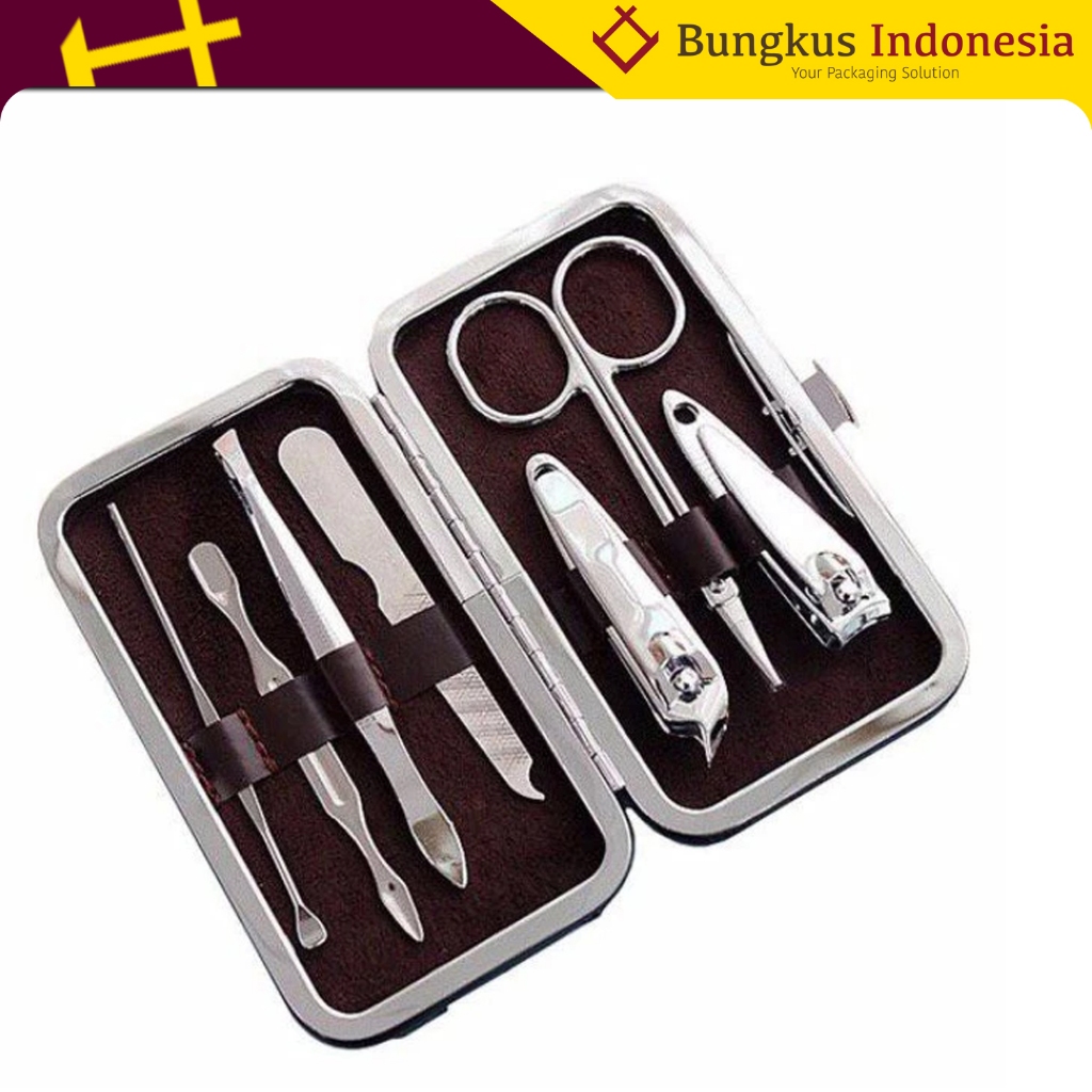Jual Manicure Set 7in1 Pedicure Set Perlengkapan Gunting Kuku Set Isi 7 ...