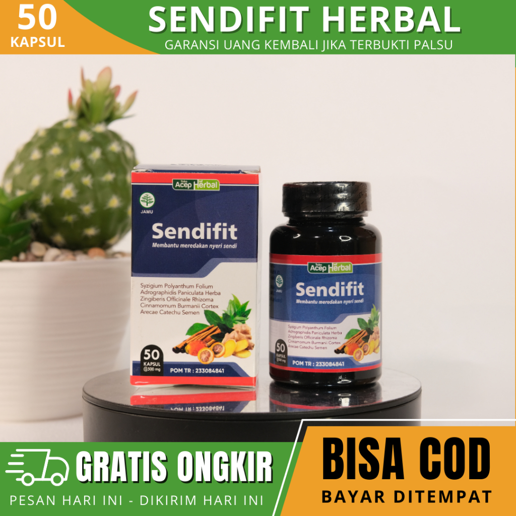 Jual SENDIFIT 50kapsul - Suplemen Herbal Alami Untuk Kesehatan Tulang ...