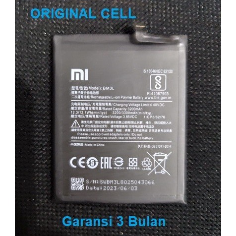 Jual Battery Baterai Batere Batre XIAOMI Mi9 Mi 9 BM3L Original ...