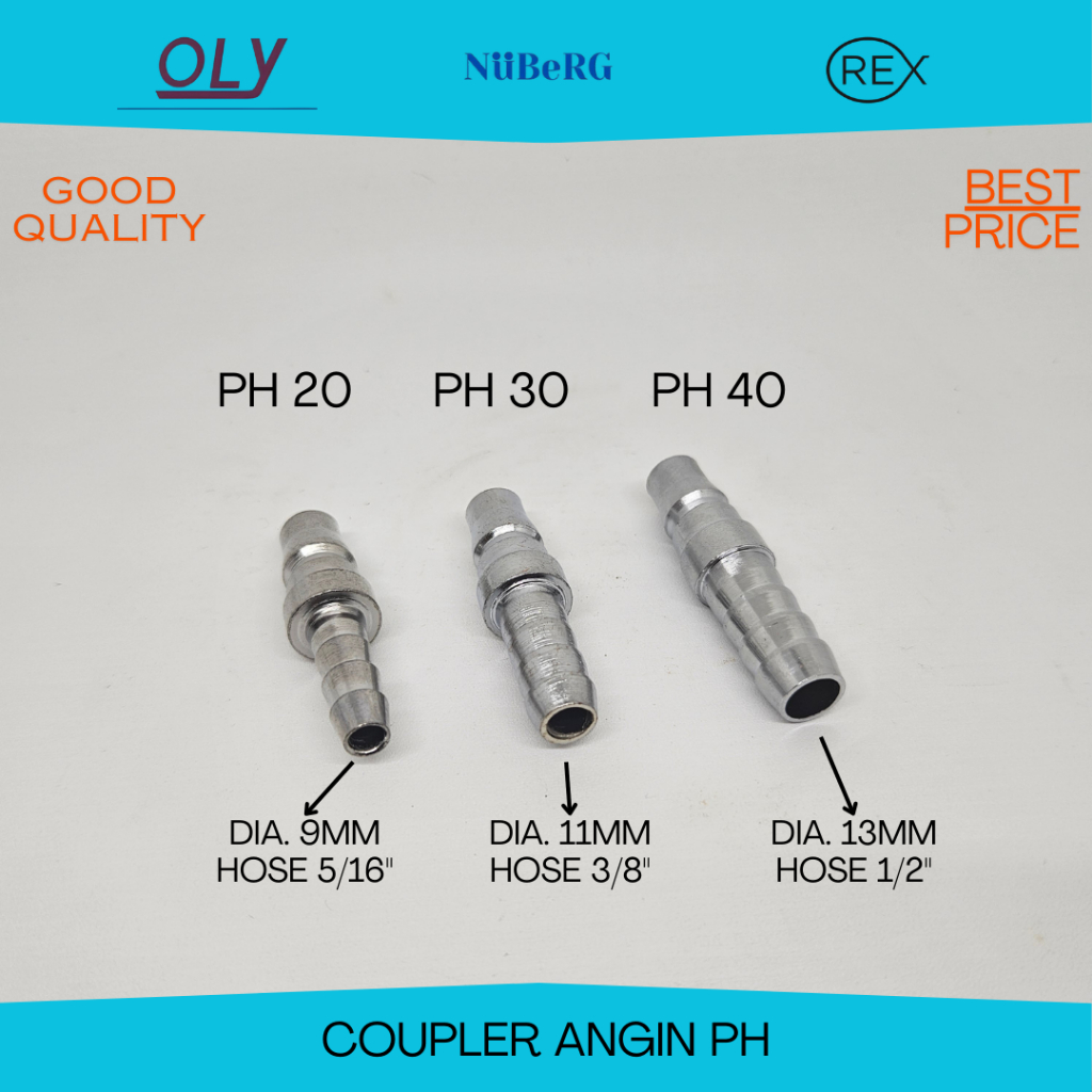 Jual PH 20 / PH 30 / PH 40 QUICK COUPLER KOMPRESSOR | Shopee Indonesia