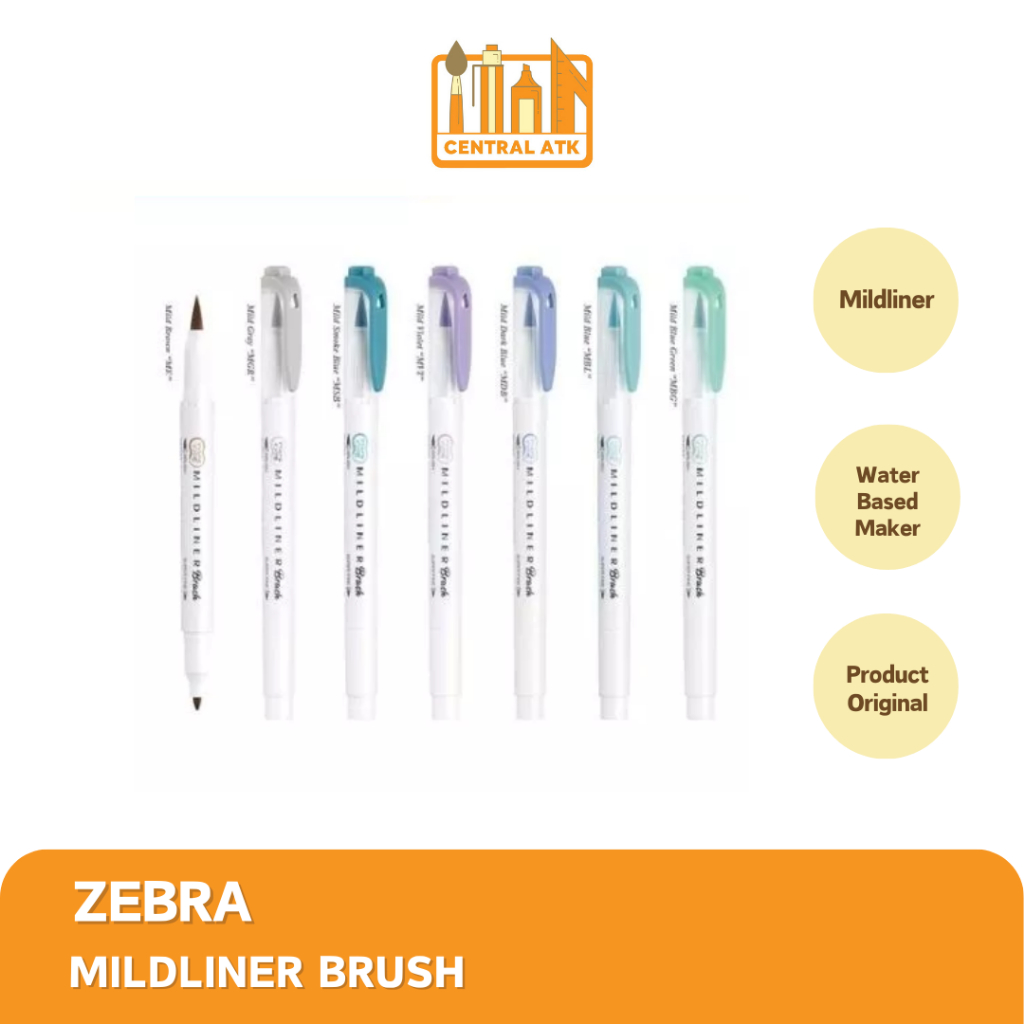 Jual MILDLINER / MIDLINER BRUSH ZEBRA (1 PCS) | Shopee Indonesia