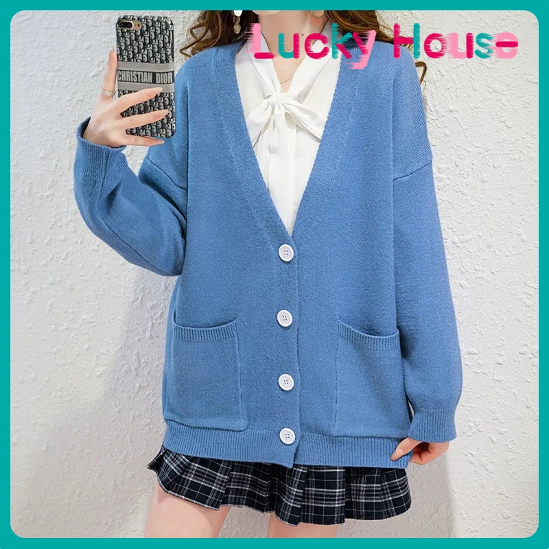 Jual 【Promosi Harga Rendah】LUCKY HOUSE-Cardigan lucu serbaguna Soft ...