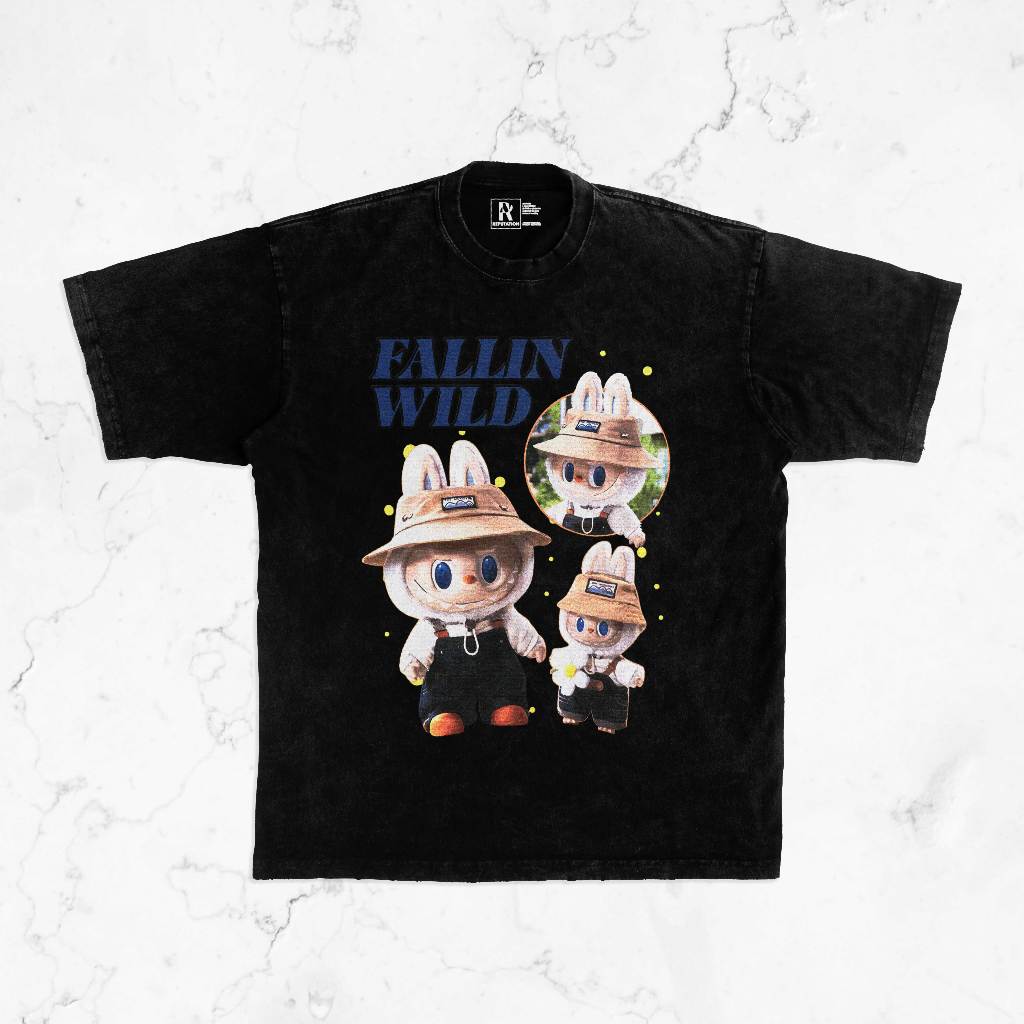Jual T-shirt Oversized Heavyweight 16s By Reputation - Labubu Fallin ...