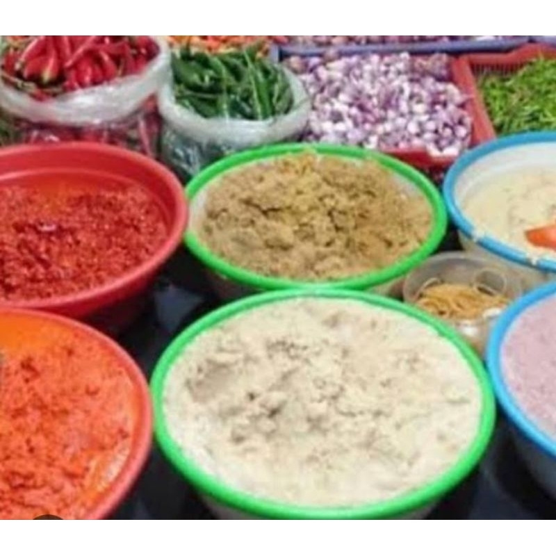 Jual Bumbu Giling Per Ons - Cabe-Bawan-Jahe- Lengkuas- Kunyit- Rendang ...