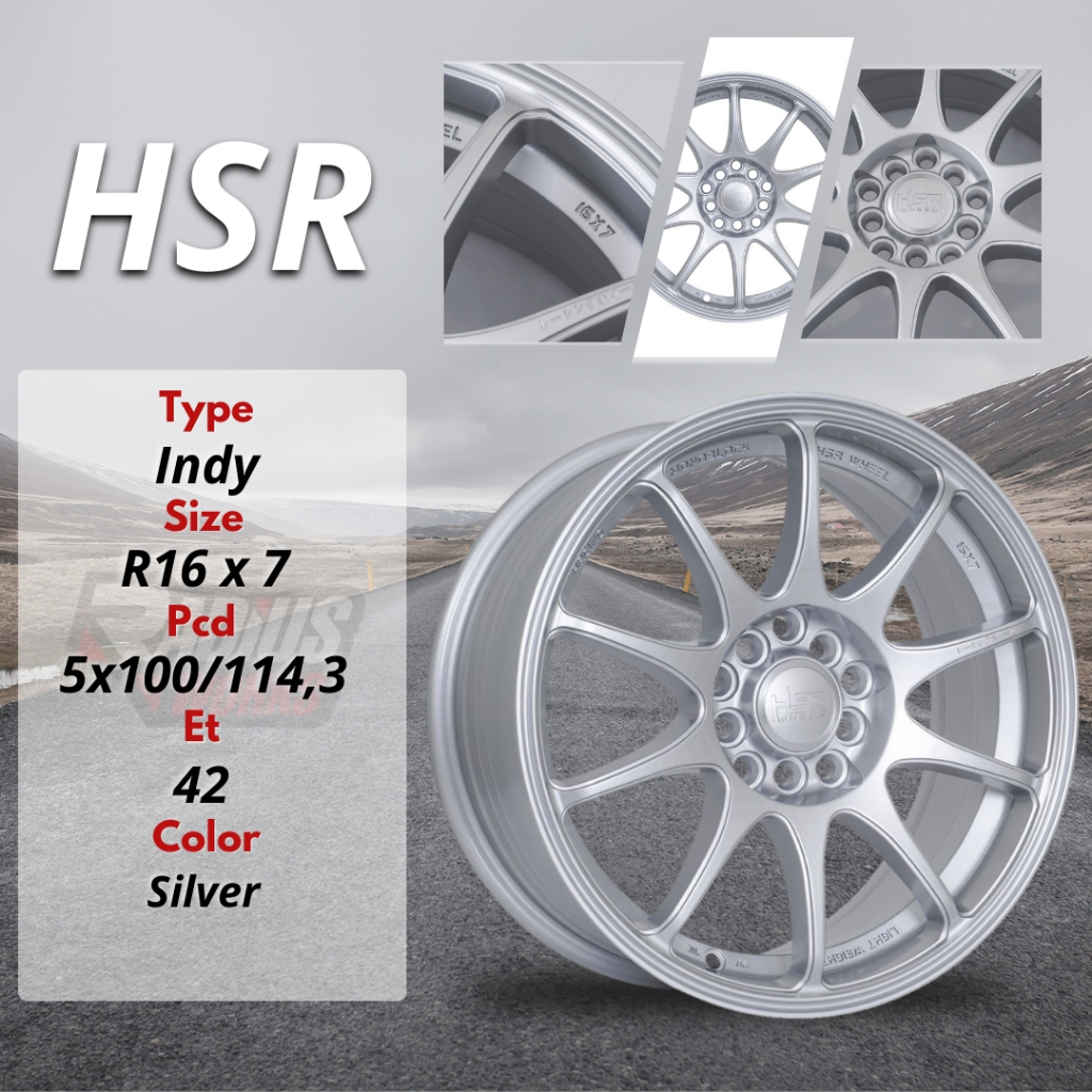 Jual Velg mobil racing untuk sienta altis ertiga dll ring 16 pcd 5x100 & 5x114,3 hsr indy ...