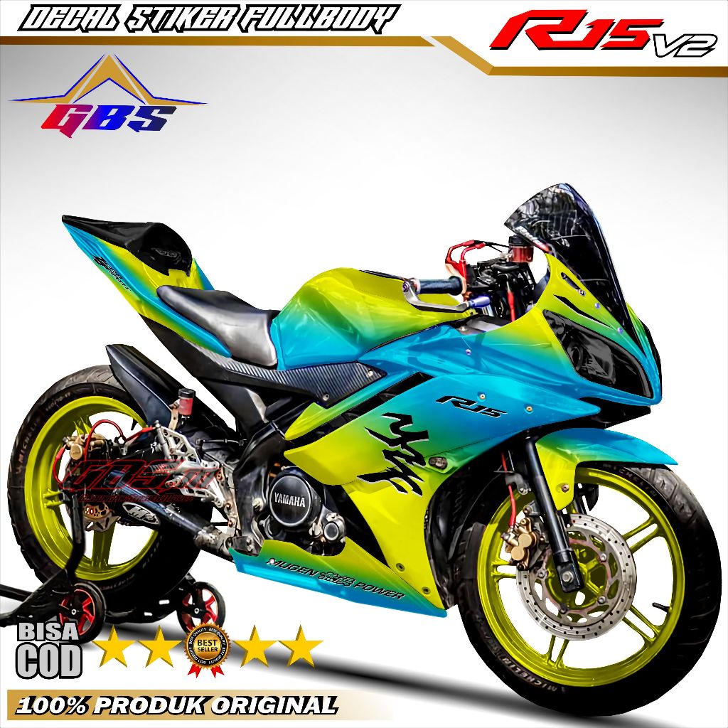 Jual Decal R15 V2 Stiker Decal Motor R15 V2 Fullbody Stiker Fullbody ...
