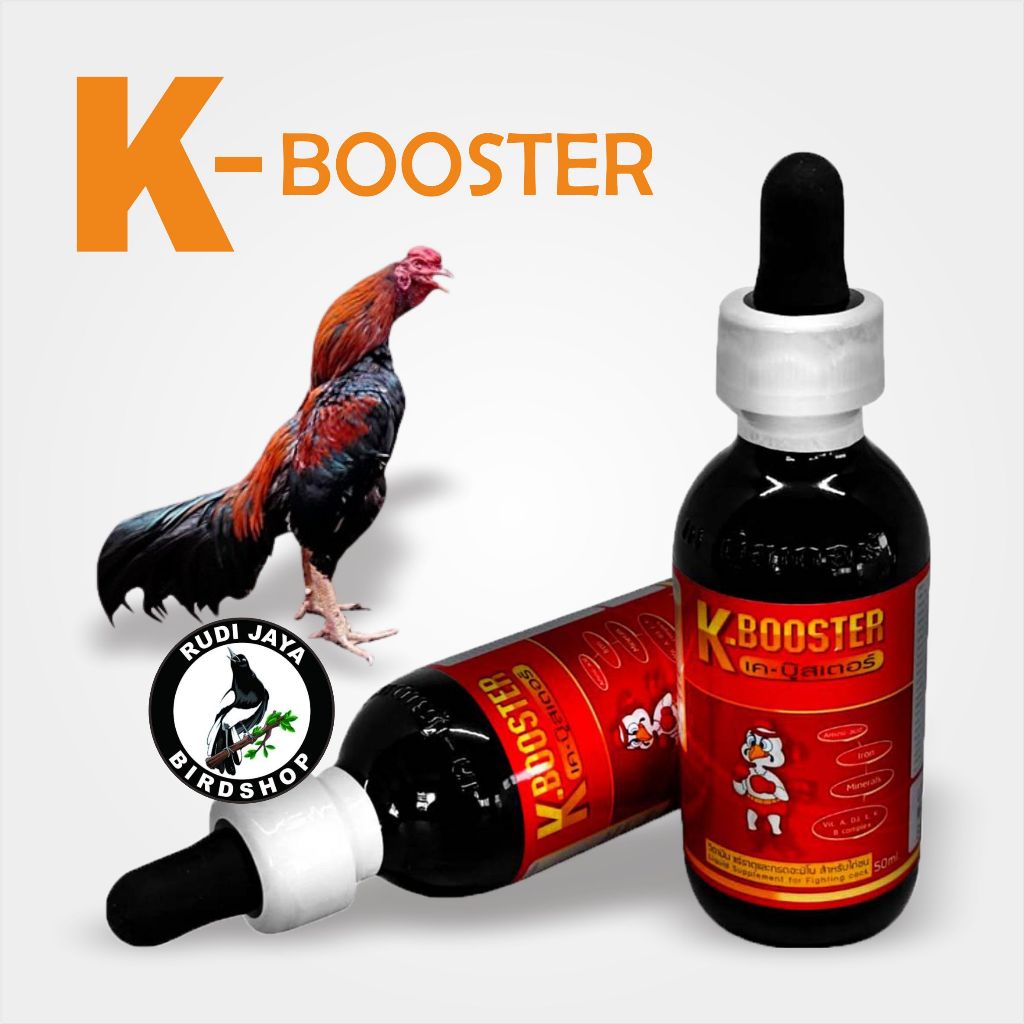 Jual K BOOSTER K-BOOSTER ASLI IMPORT THAILAND OBAT VITAMIN AYAM ADUAN PUCAT OBAT AYAM SAKIT ...