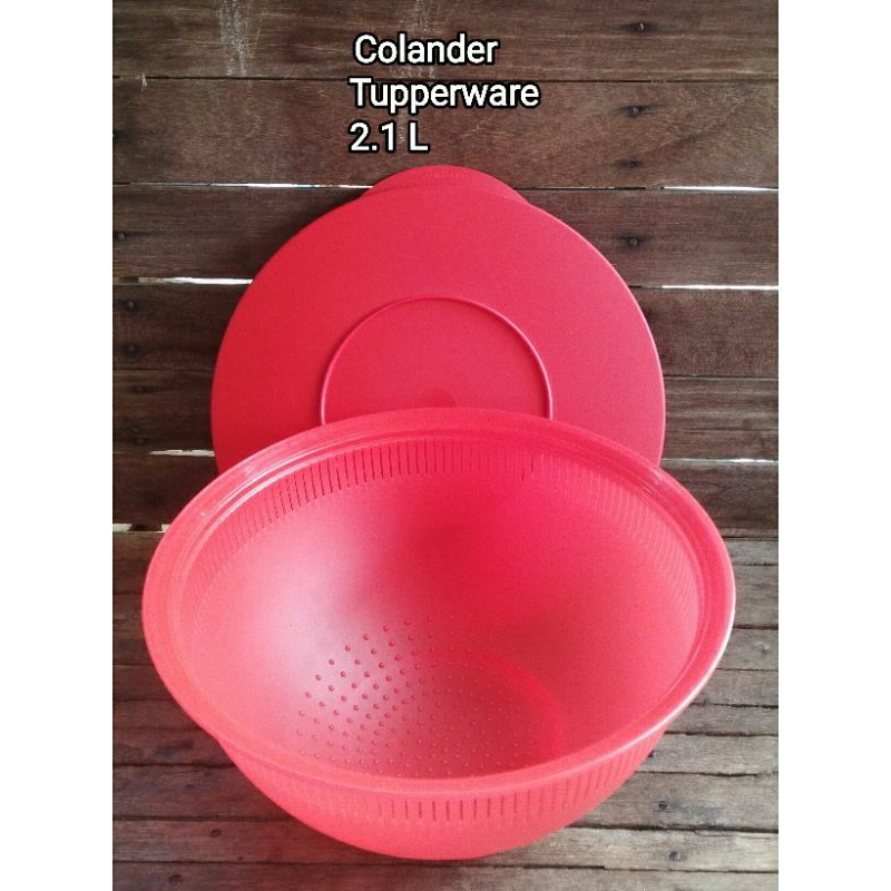 Jual Colander merah Tupperware 2.1L | Shopee Indonesia