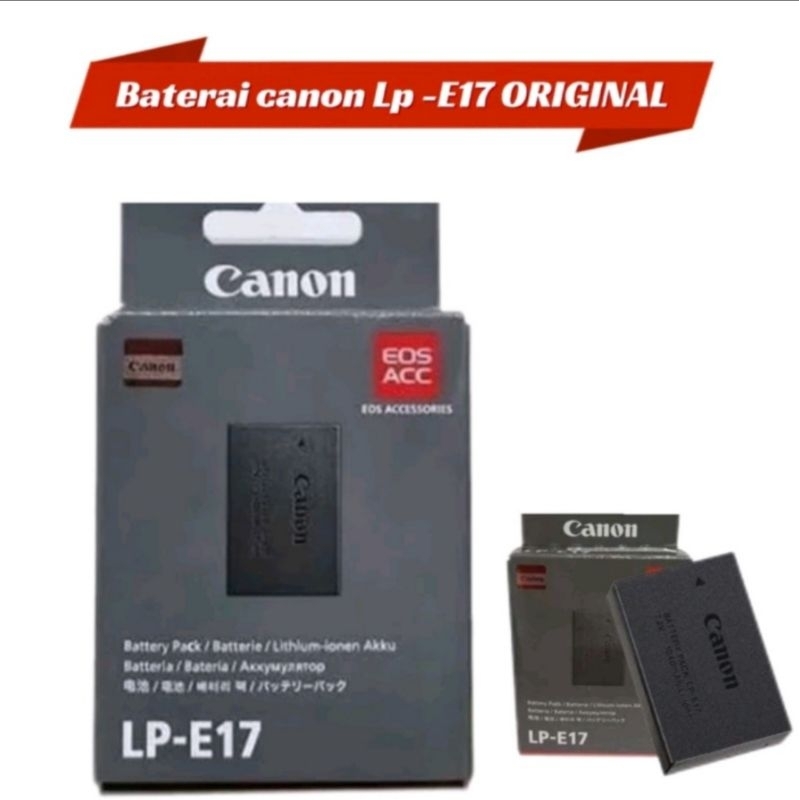 Jual Canon LP E17 Battery ORI Baterai Original | Shopee Indonesia