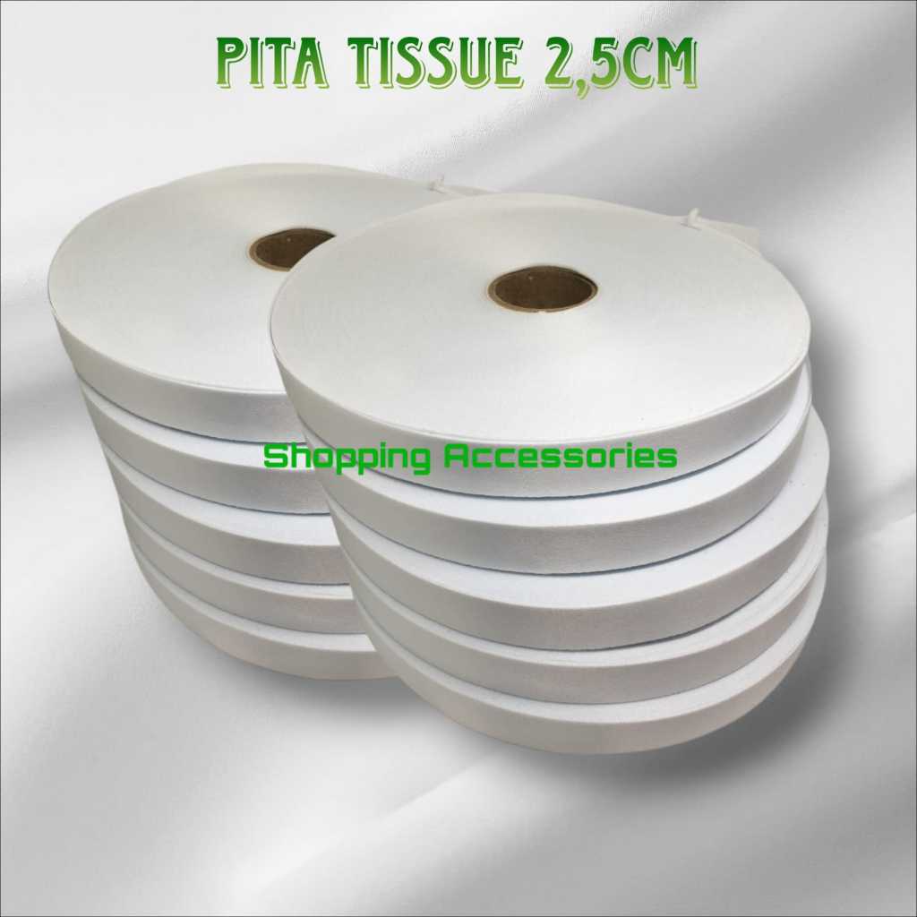 Jual BAHAN TISSUE ROLL / bahan tali pita kalung lanyard tissue tisu ...