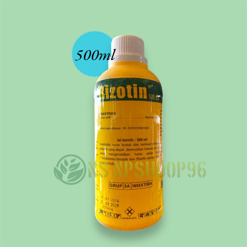 Jual RIZOTIN 100ec insektisida 500ml | Shopee Indonesia