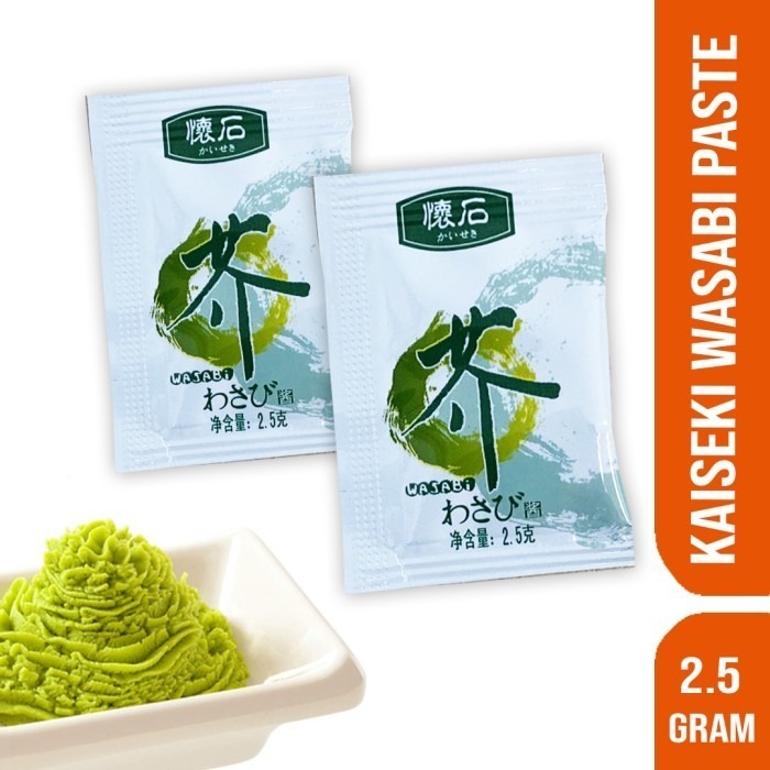 Jual WASABI SACHET 2.5 GR KAISEKI WASABI SACHET PASTA WASABI 1 PCK ISI ...