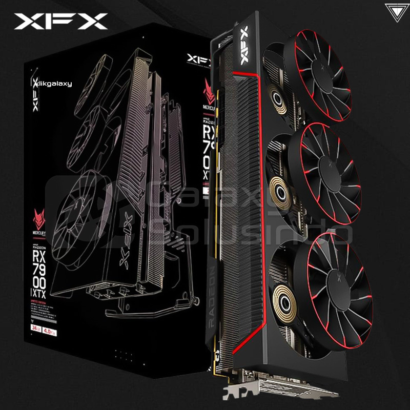 Jual XFX Radeon RX 7900 XTX MERCURY MAGNETIC AIR 24GB GDDR6 RDNA 3 ...