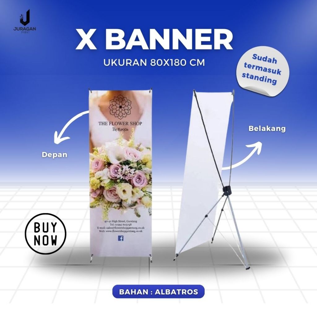 Jual X-BANNER ALBATROS CUSTOM DESIGN (ukuran 80x180 cm) | Shopee Indonesia