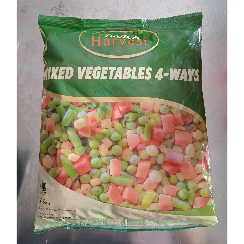 Jual Ranch Harvest Mix Vegetable 4 Ways 1kg / Mix Vege Frozen / Sayuran ...