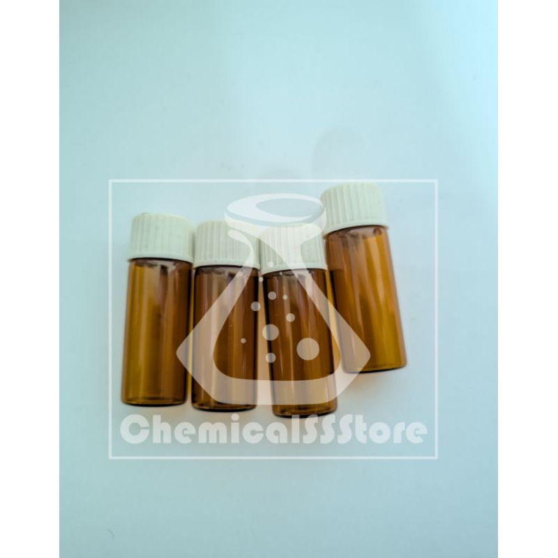 Jual Botol sampel 10ml / Botol amber coklat 10ml tutup putih | Shopee ...