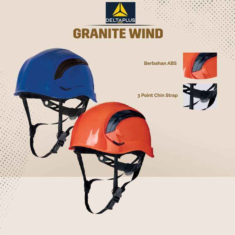 Jual Delta Plus Granite Wind Helm Safety Climbing Helm Panjat Tebing ...