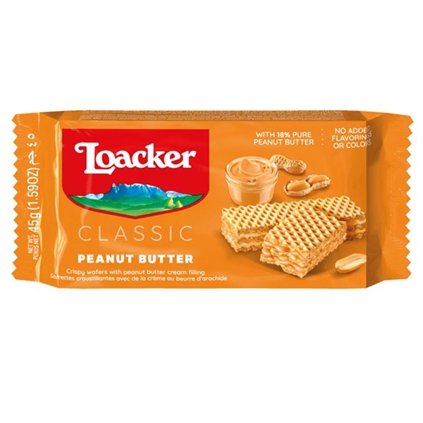Jual Loacker Classic Peanut Butter 45 g | Shopee Indonesia