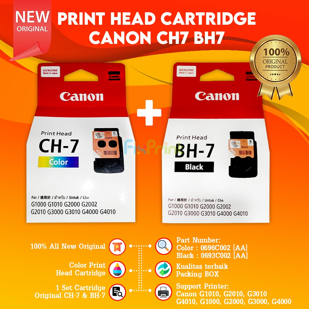 Jual Print Head Cartridge Canon BH7 CH7 G1000 G2000 G3000 G4000 CA91 ...