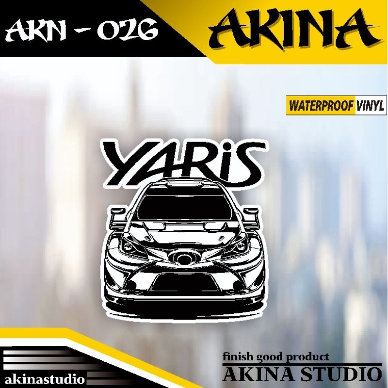 Jual sticker vinyl anti air yaris WRC gazoo | stiker vinyl anti air ...