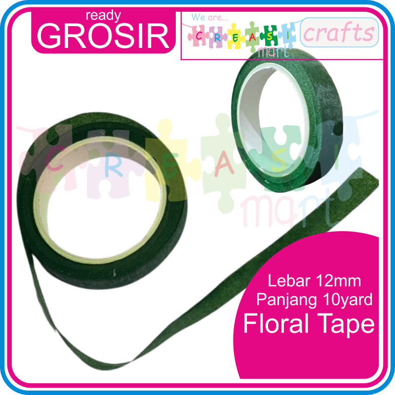 Jual Floral Tape / Selotip Bunga / Solasi Ijo / Isolasi Tangkai Bunga ...