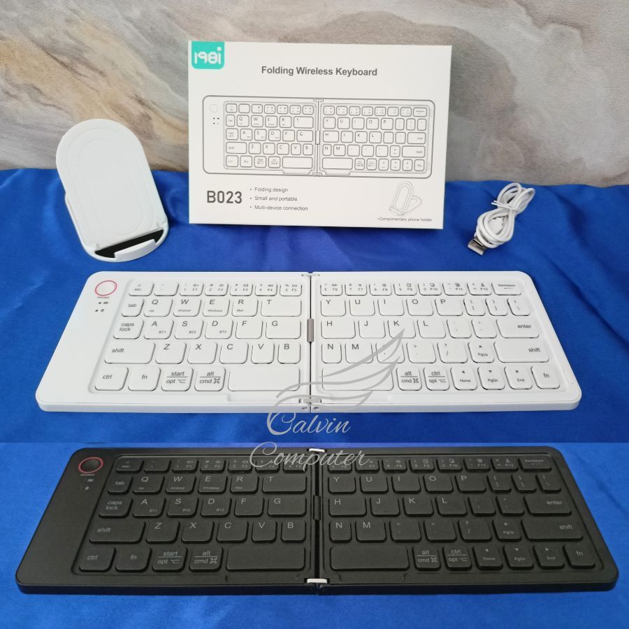 Jual Keyboard Lipat Wireless Bluetooth Rechargeable Compatible Portable ...