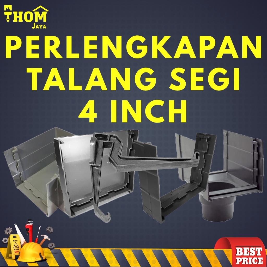 Jual PERLENGKAPAN TALANG AIR SEGI PLASTIK / AKSESORIS TALANG AIR SEGI ...