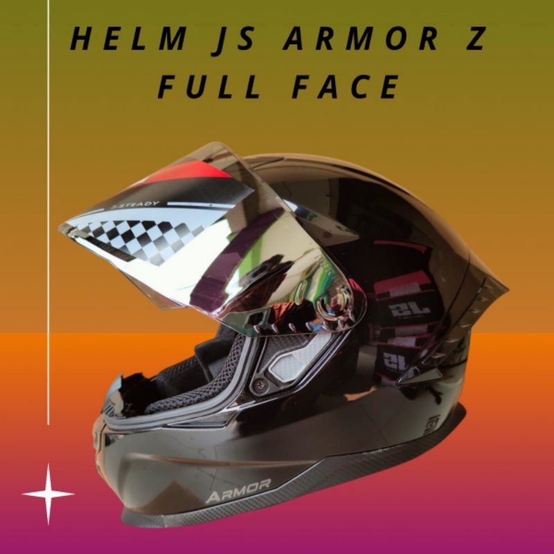 Jual helm full face js armor Z helmet dewasa premium | Shopee Indonesia