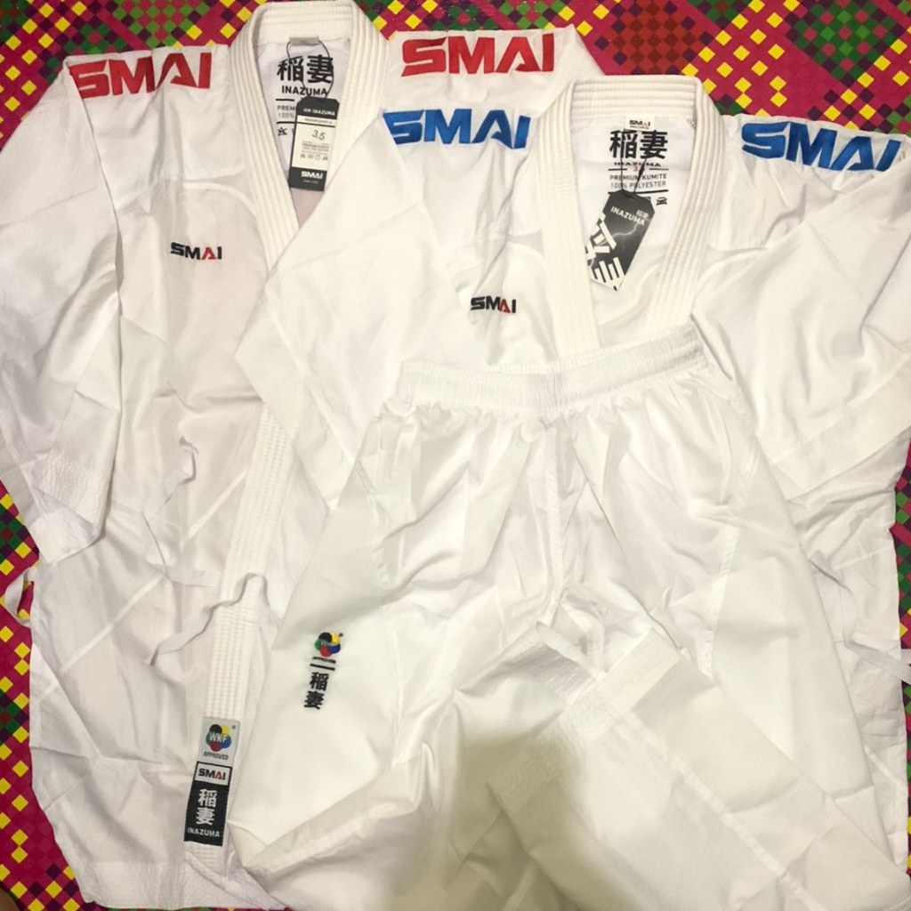 Jual Karate-Gi SMAI INAZUMA Kumite WKF Approved / Baju Kumite SMAI ...
