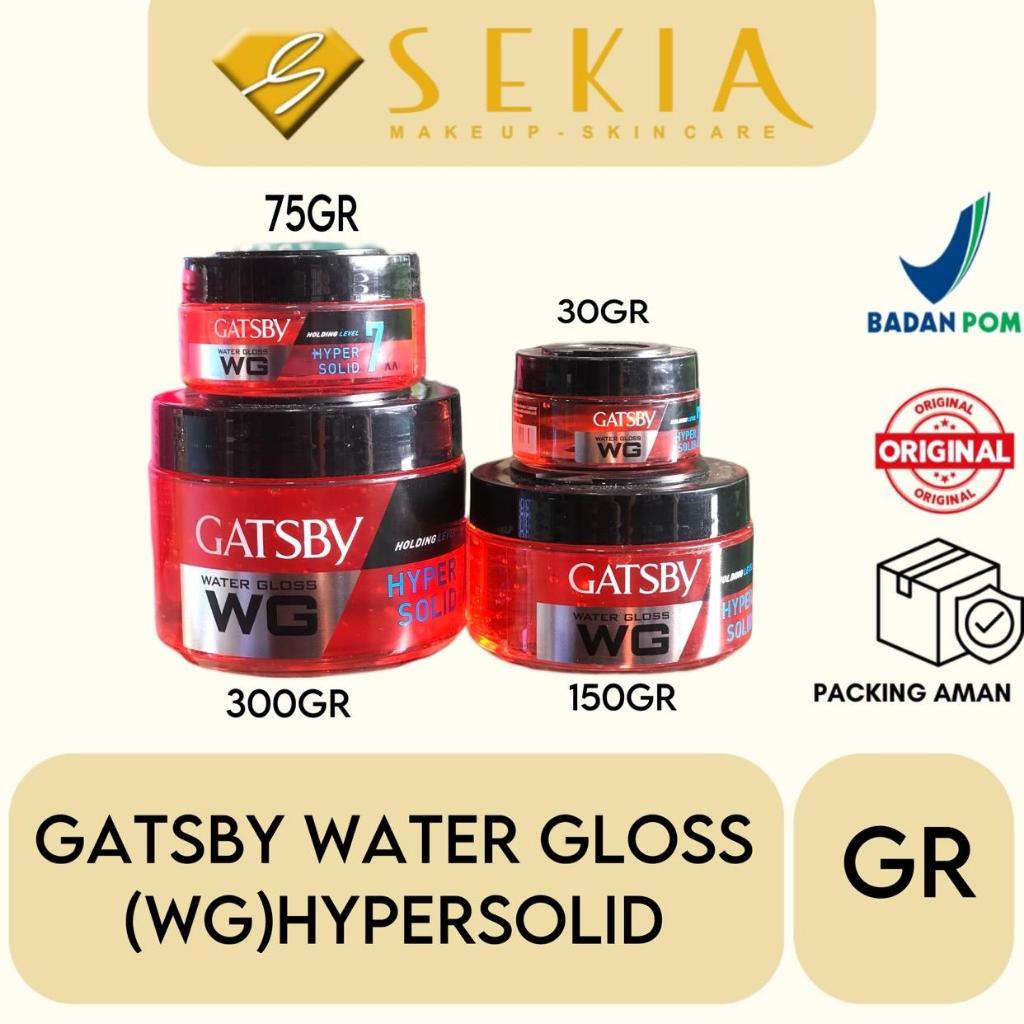 Jual Gatsby Water Gloss WG Merah Hypersolid / Gatsby Pomade / Gatsby ...