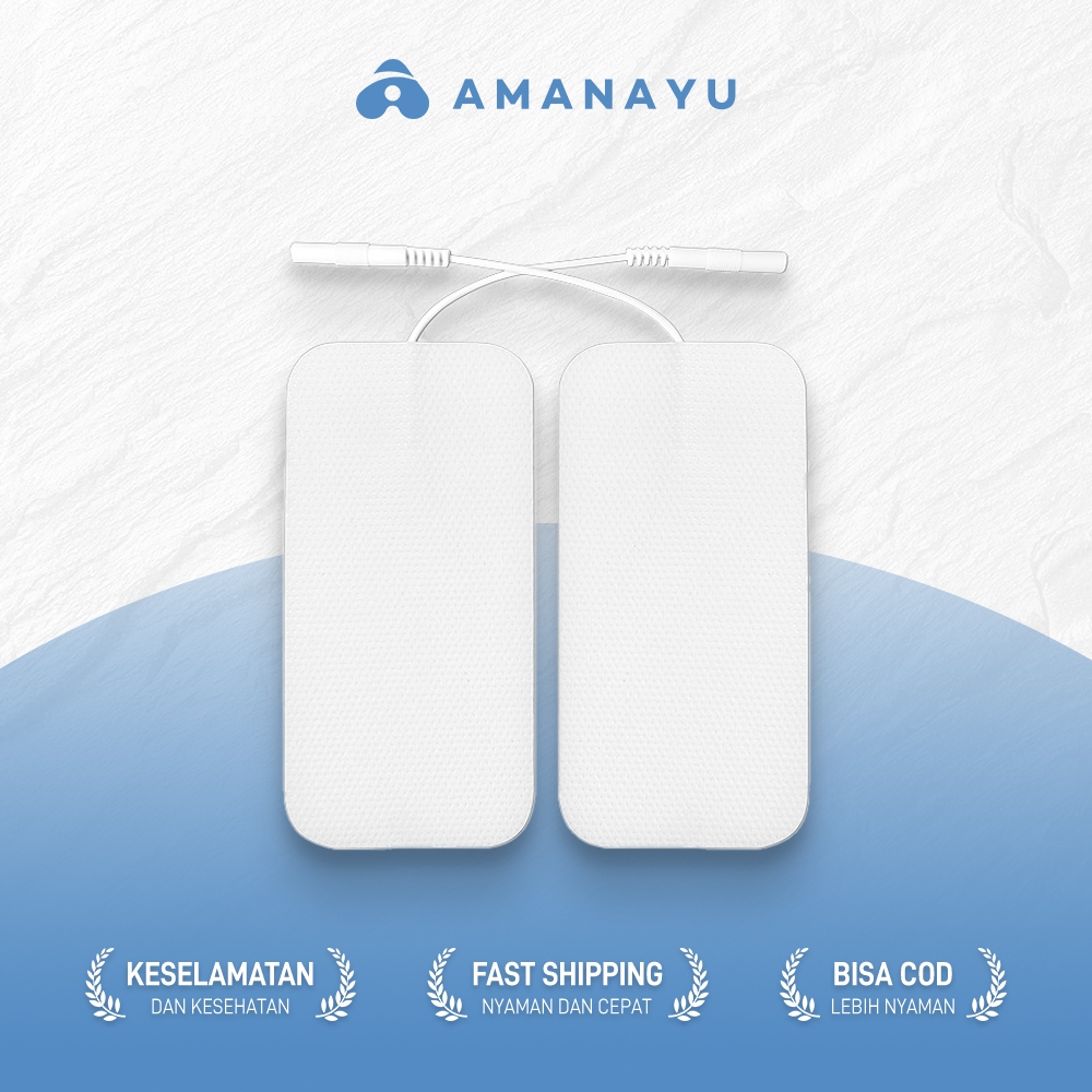 Jual 2pcs Putih Electrode Pad/Gel healthy Pad Persegi Pangang ...