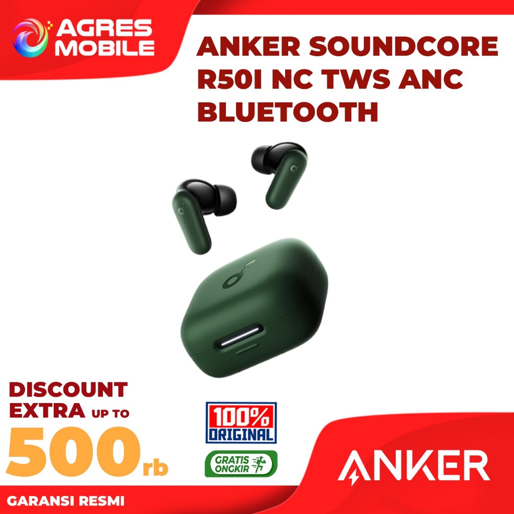 Jual ANKER SOUNDCORE R50I NC TWS ANC BLUETOOTH 5.4 LOW LATENCY GAMING ...