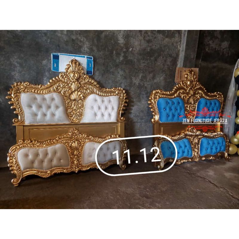 Jual divan ukir kayu jati/tempat tidur/ranjang ukiran( pesanan pribadi ...