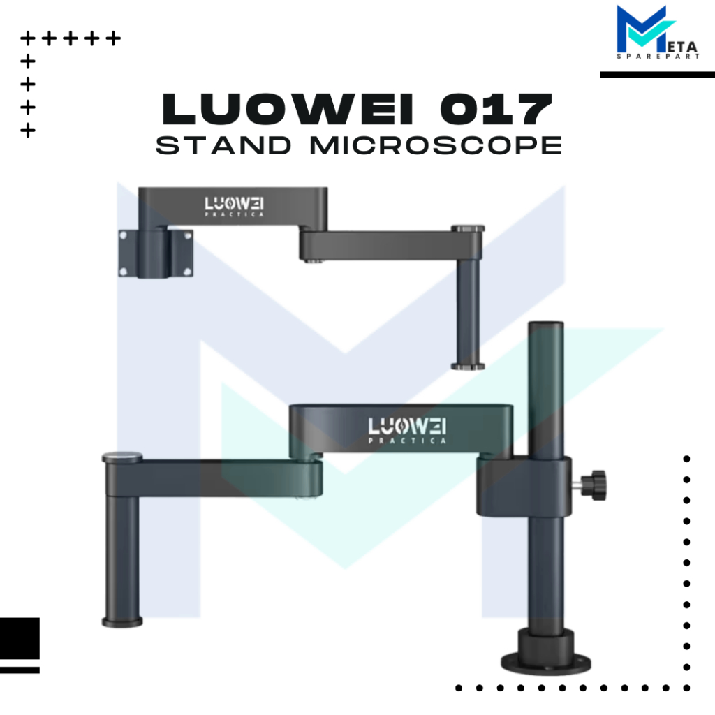 Jual LUOWEI LW-017 STAND MICROSCOPE / STL MICROSCOPE / TIANG MICROSCOPE / WALL TYPE / DESK TYPE ...