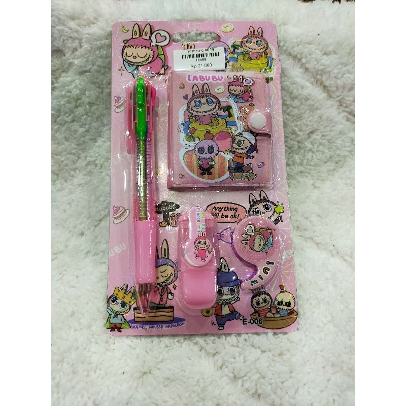 Jual Labubu stationery set 4 item | Shopee Indonesia