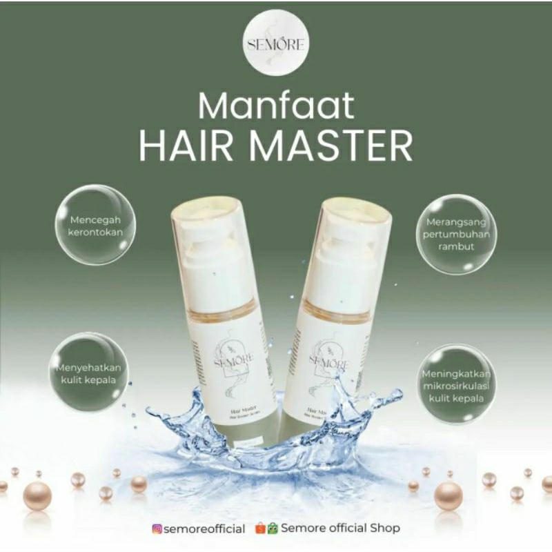 Jual SEMORE Hair Tonic Master Booster Serum Treatment Penumbuh Rambut ...