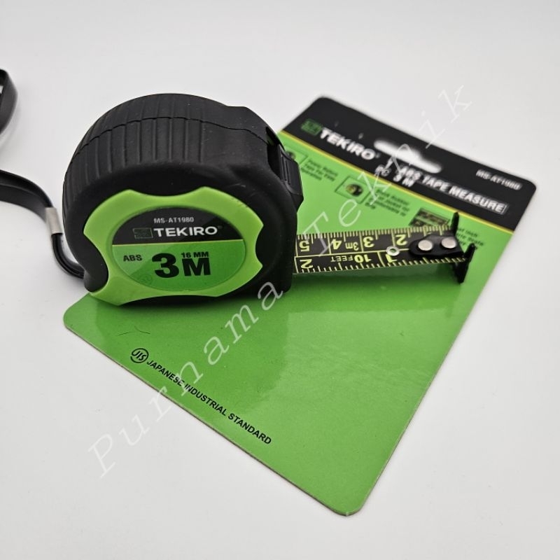 Jual Meteran Tekiro ABS 3 Meter - Meteran 3 Meter Tekiro - ABS | Shopee ...