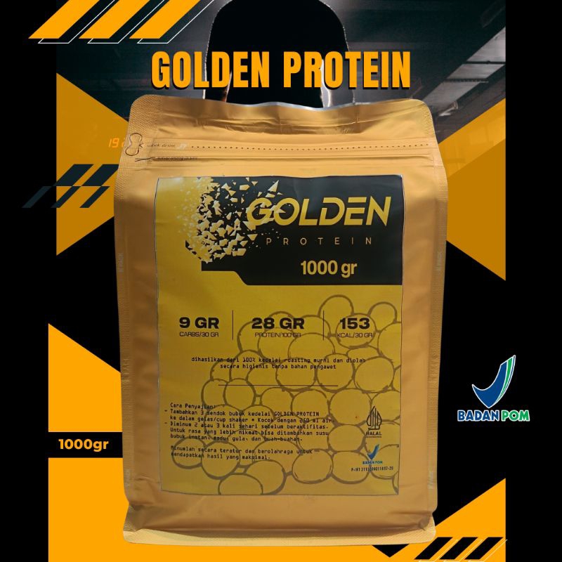 Jual GOLDEN PROTEIN_protein bubuk kedelai (1000gram) | Shopee Indonesia
