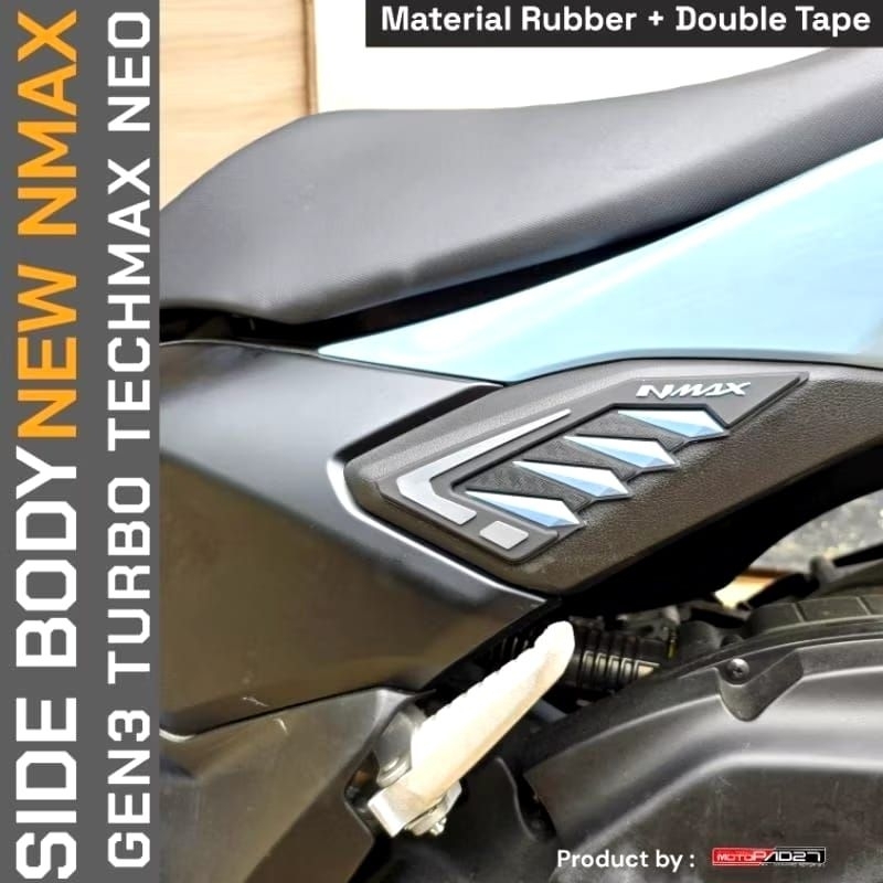 Jual Side Body Nmax Turbo Neo s Neo Techmax 2024-2025 Rubber | Shopee ...